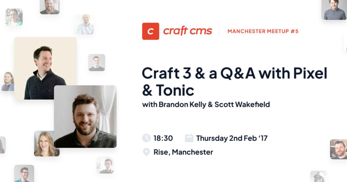 Craft CMS Manchester Meetup #5: What's new in Craft 3 w/ Brandon Kelly